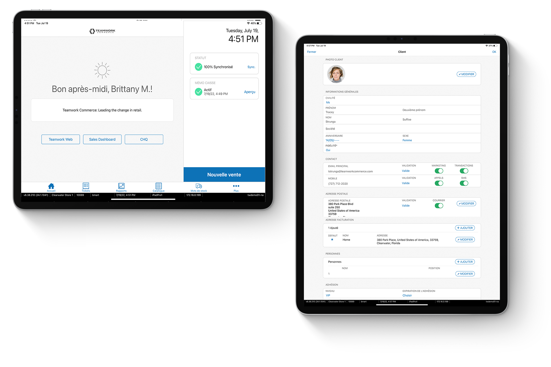 Point de Vente Mobile - Teamwork Commerce