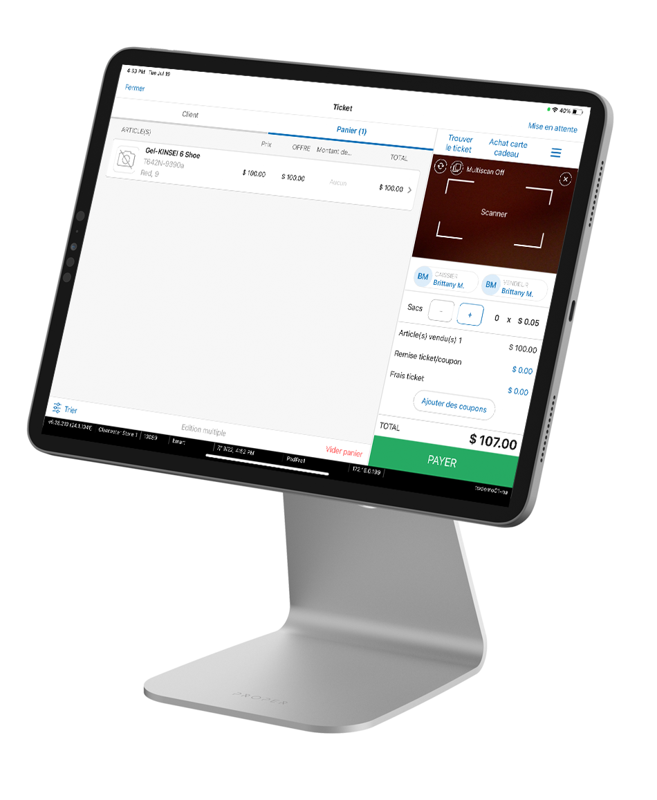 Point de Vente Mobile - Teamwork Commerce